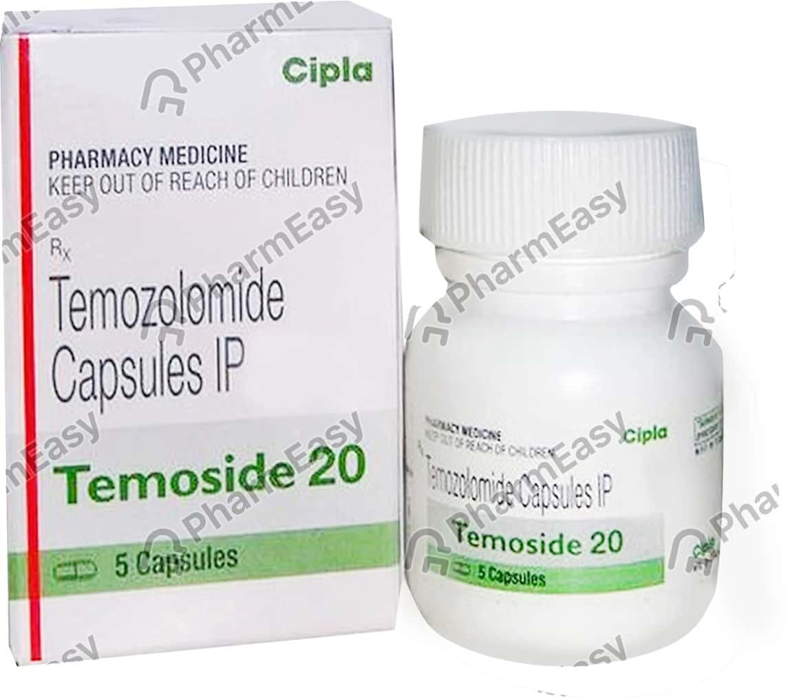 Temoside 20 MG Capsule (5): Uses, Side Effects, Price & Dosage | PharmEasy