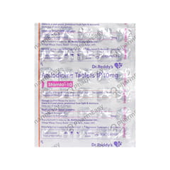 Stamlo 10 MG Tablet (30) - Uses, Side Effects, Dosage, Composition ...