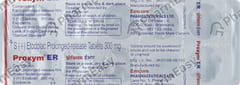 Proxym Er 300 MG Tablet (10): Uses, Side Effects, Price & Dosage ...
