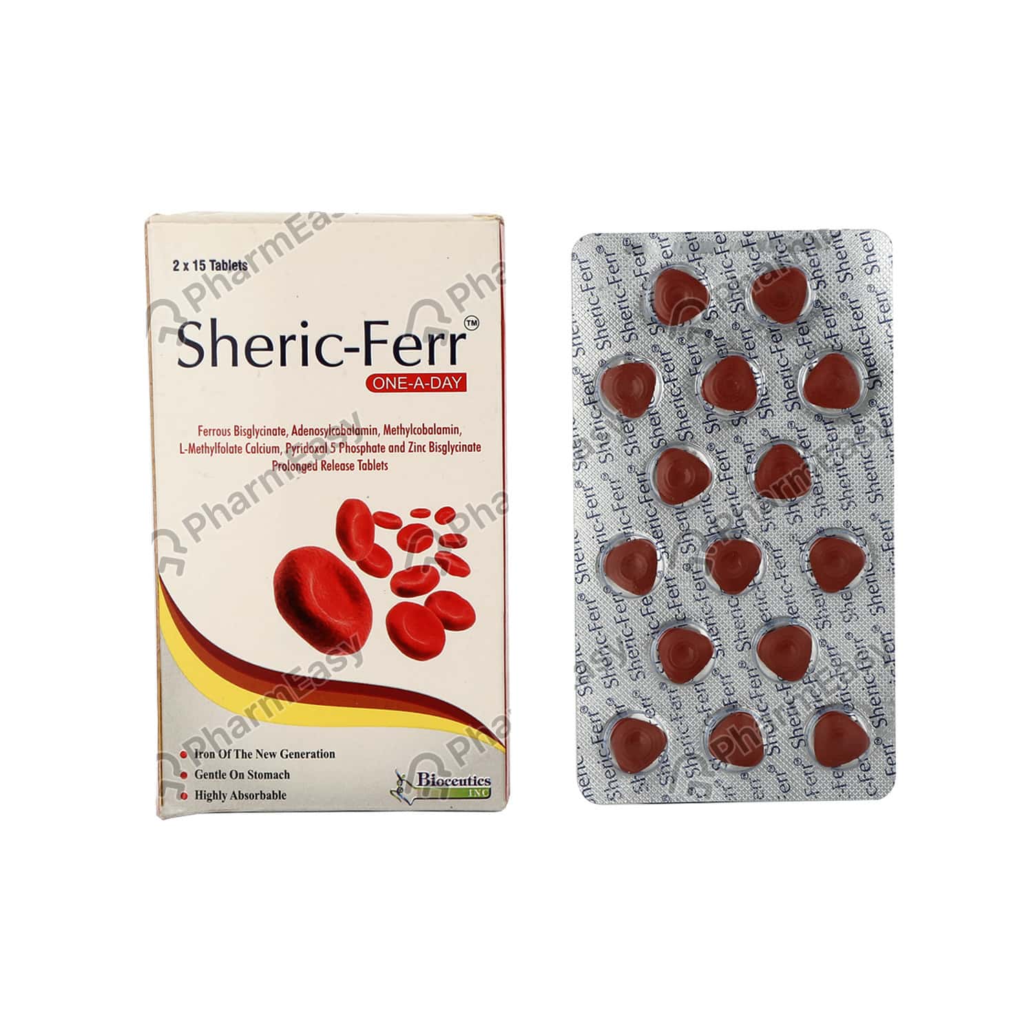 Buy Sheric Ferr Strip Of 15 Tablets Online at Flat 18% OFF* | PharmEasy