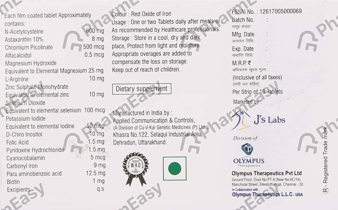 Buy Bliz Ova Tablet (10) Online at Flat 15% OFF | PharmEasy