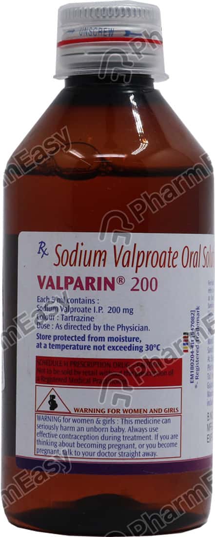 Valparin 200 Oral Solution | Pineapple Flavour: Uses, Side-effects ...