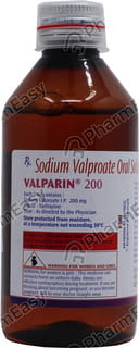 Valparin 200 MG/5ML Oral Solution (200): Uses, Side Effects, Price ...