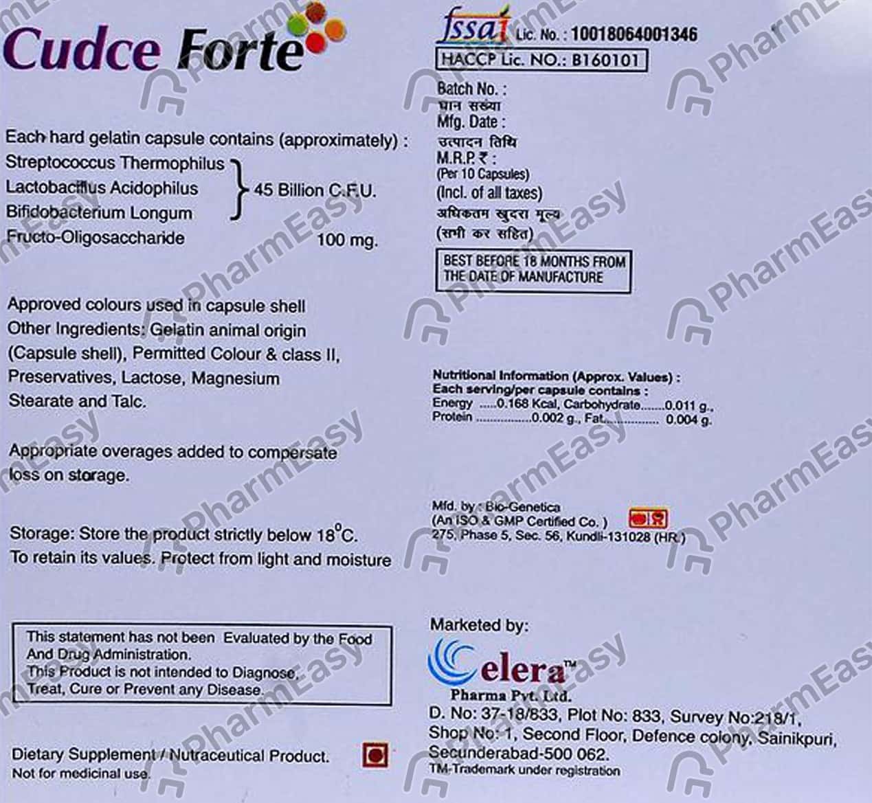 Buy Cudce Capsules 10'S Online at Flat 15% OFF | PharmEasy