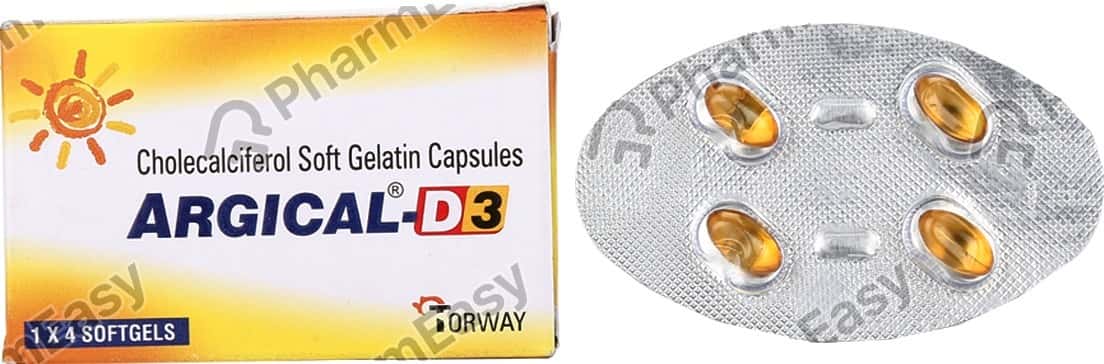 Argical D3 60000 IU Capsule (4): Uses, Side Effects, Price & Dosage ...