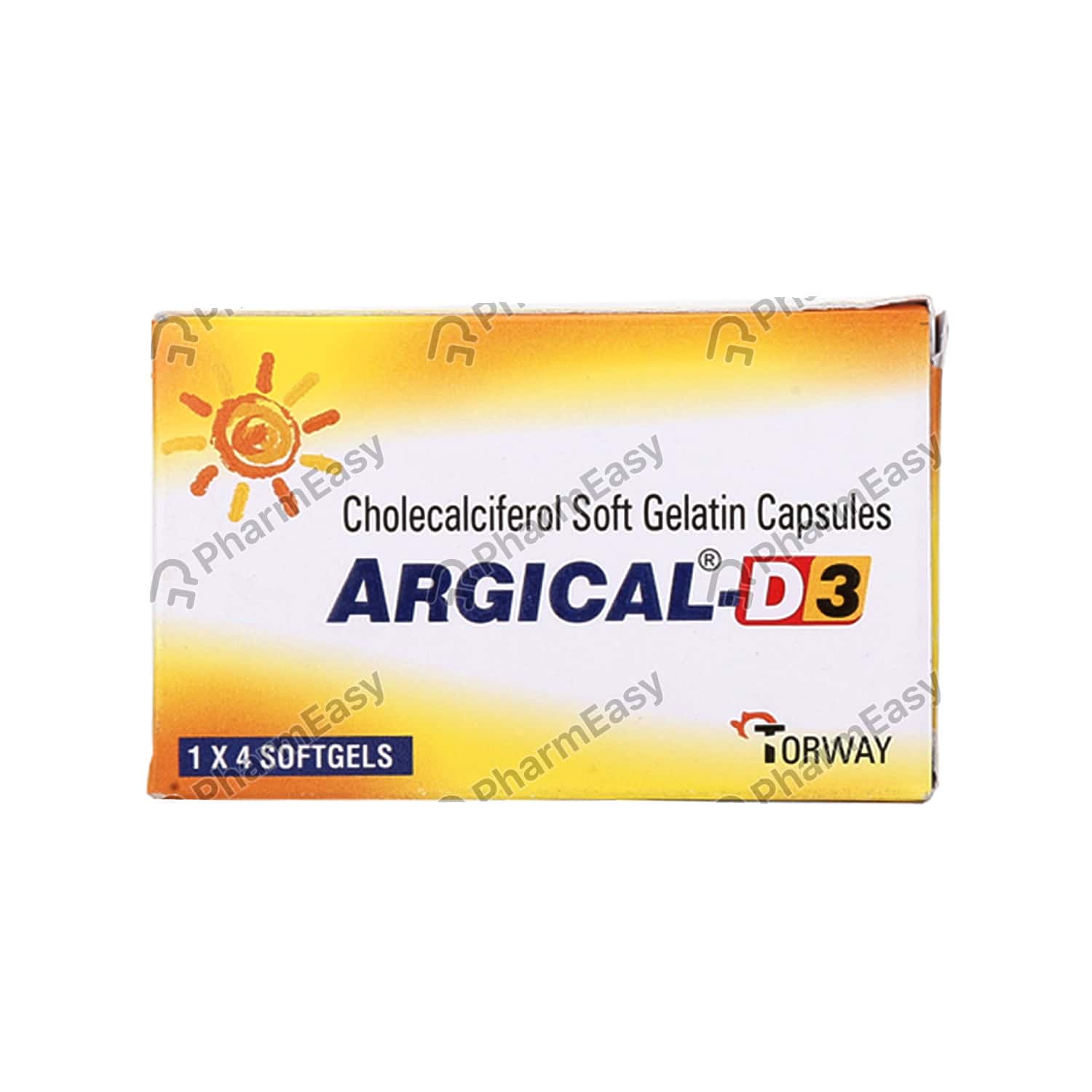 Argical D3 60000 IU Capsule (4) - Uses, Side Effects, Dosage ...