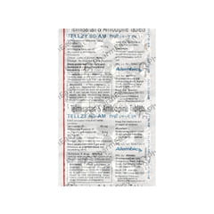 Buy Tellzy Am 80mg Strip Of 15 Tablets Online at Flat 18% OFF* | PharmEasy