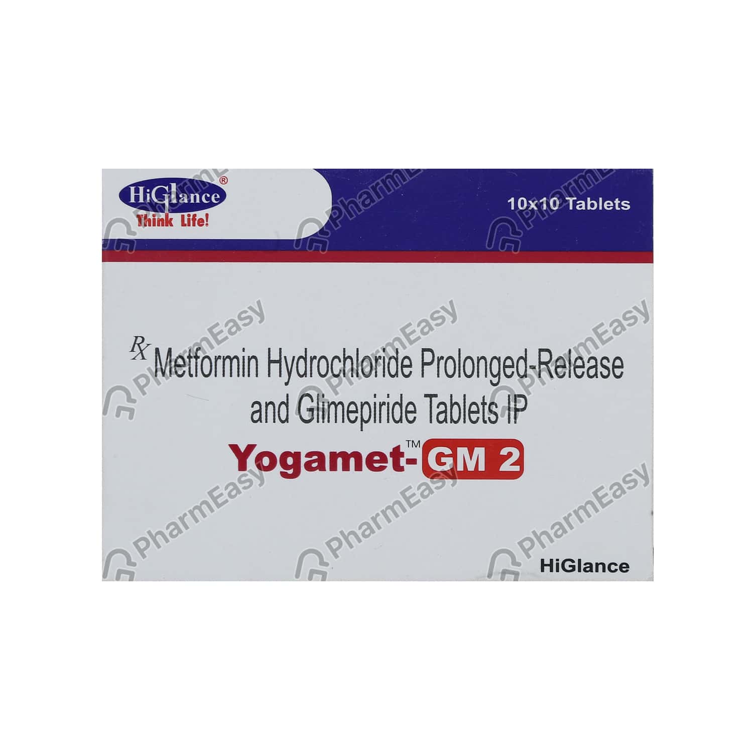 Yogamet Gm 2mg Strip Of 10 Tablets - Uses, Side Effects, Dosage, Composition & Price | PharmEasy