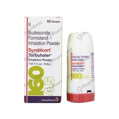 Symbicort Turbuhaler 160/4.5mcg Packet Of 60 Metered Dose Inhaler ...