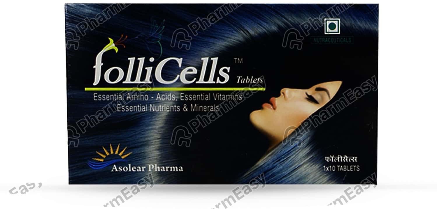 Buy Follicells Tablet (10) Online & Save Up to 24% at PharmEasy