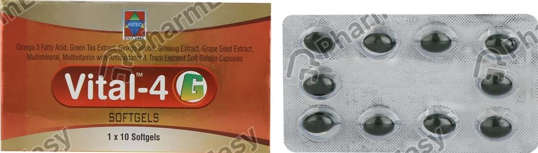 Buy Vital 4g Strip Of 10 Softgel Capsules Online at Flat 15% OFF ...