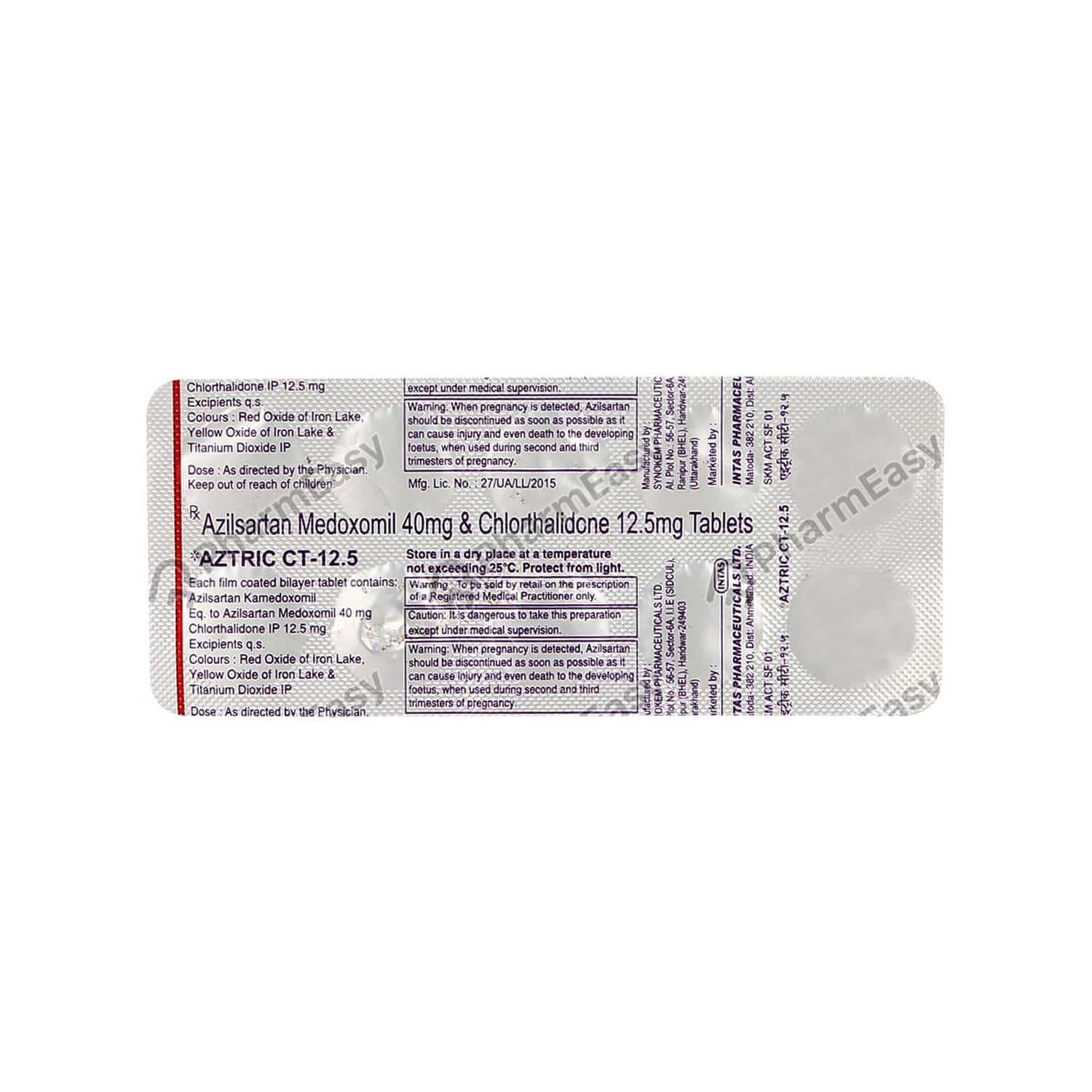 Buy Aztric Ct 40/12.5 Mg Tab 10'S Online at Flat 18% OFF* | PharmEasy