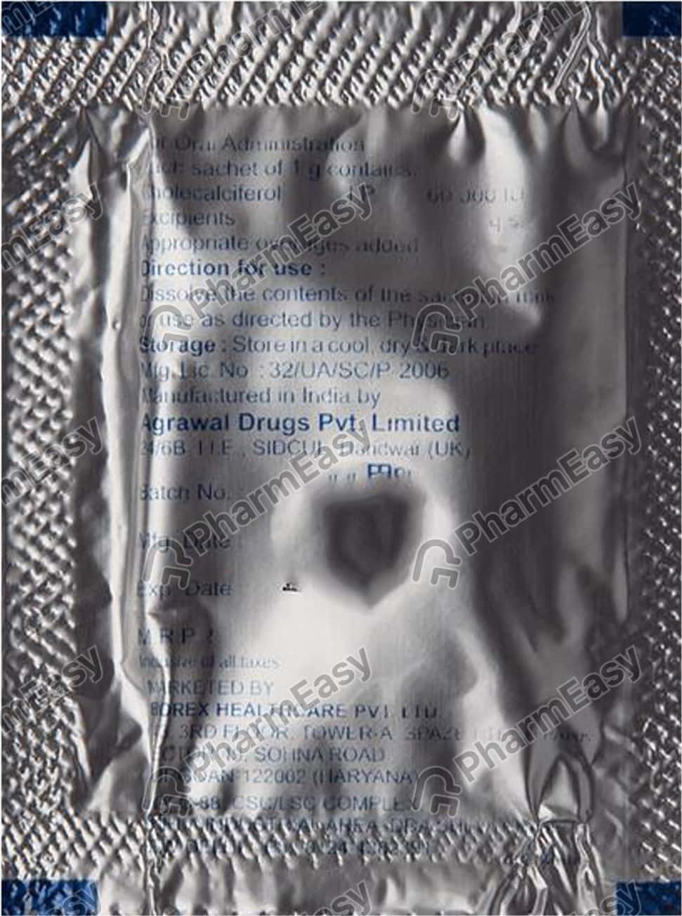 D3sol 60000 IU Granules (1): Uses, Side Effects, Price & Dosage | PharmEasy