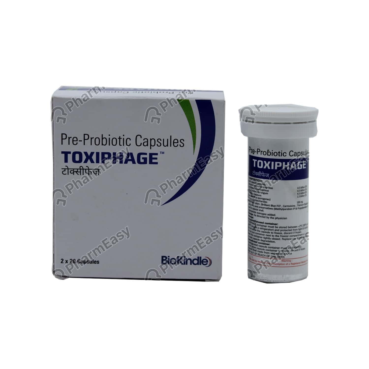Buy Toxiphage Bottle Of 20 Capsules Online at Flat 18% OFF* | PharmEasy