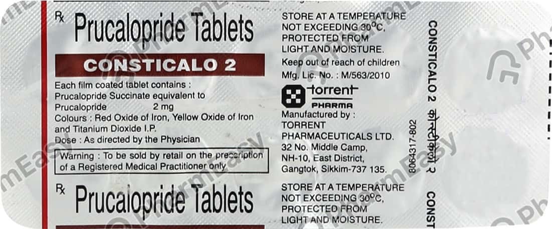 Consticalo 2 MG Tablet (10): Uses, Side Effects, Price & Dosage | PharmEasy