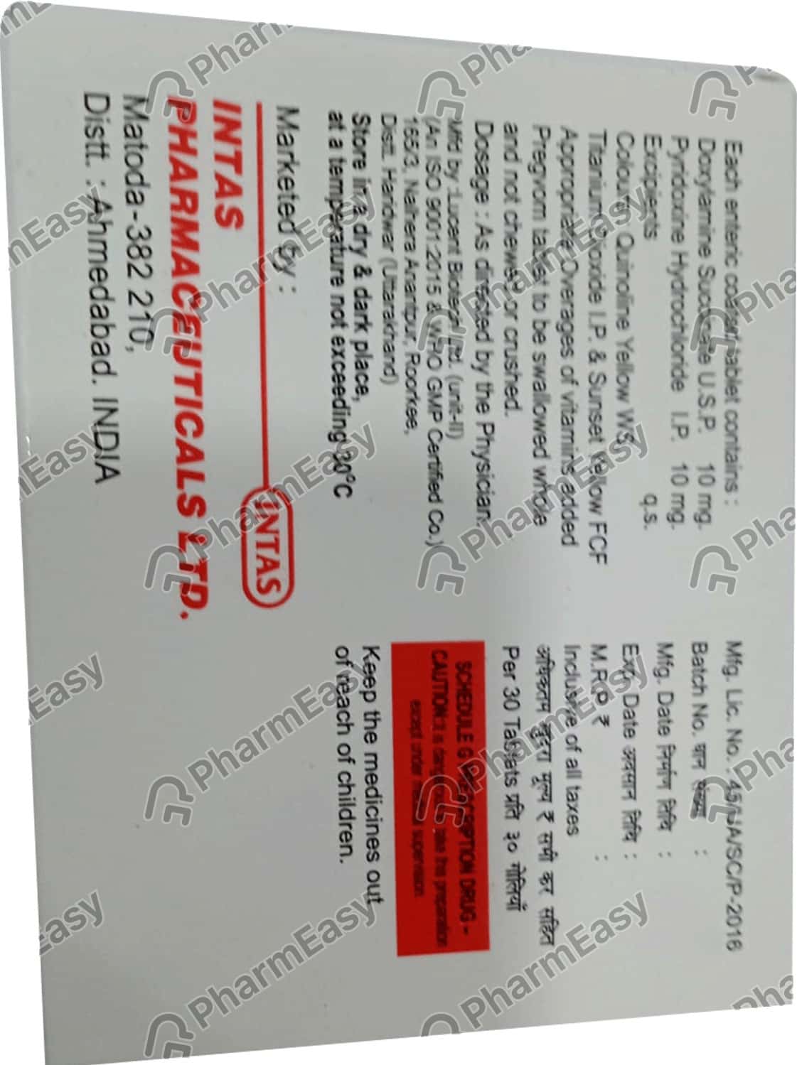 Pregvom Strip Of 30 Tablets: Uses, Side Effects, Price, Dosage ...