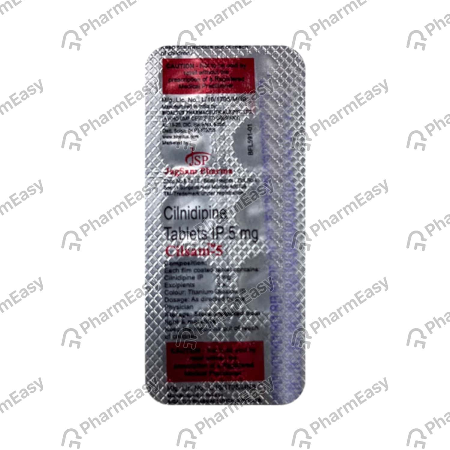 Cilsam 5 MG Tablet (10): Uses, Side Effects, Price & Dosage | PharmEasy