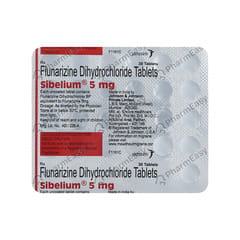 Sibelium 5 MG Tablet (30) - Uses, Side Effects, Dosage, Composition ...