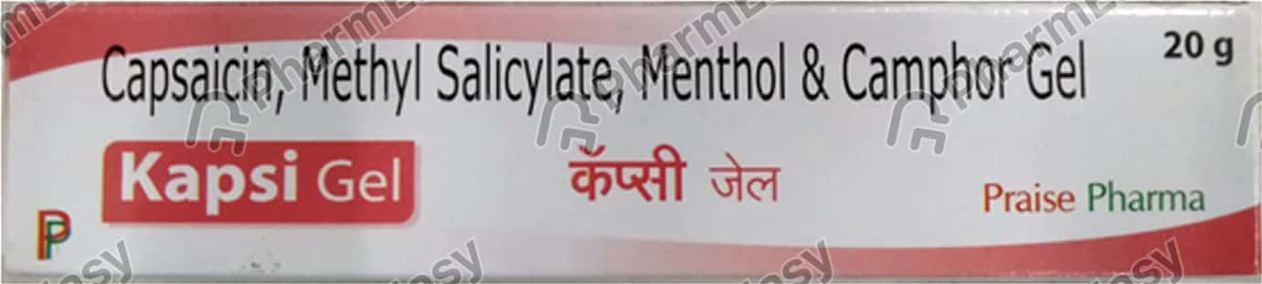 Buy Kapsi 0.025 % Gel (20) Online at Flat 15% OFF | PharmEasy