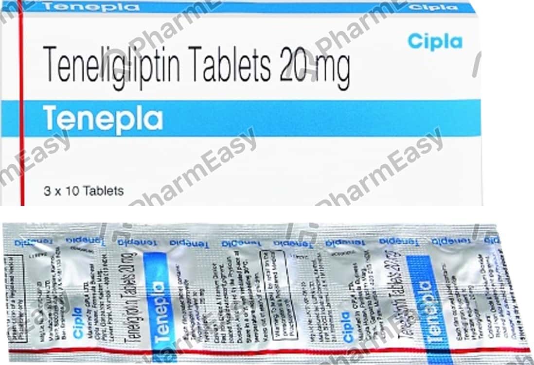 Tenepla 20 MG Tablet (10): Uses, Side Effects, Price, Dosage ...