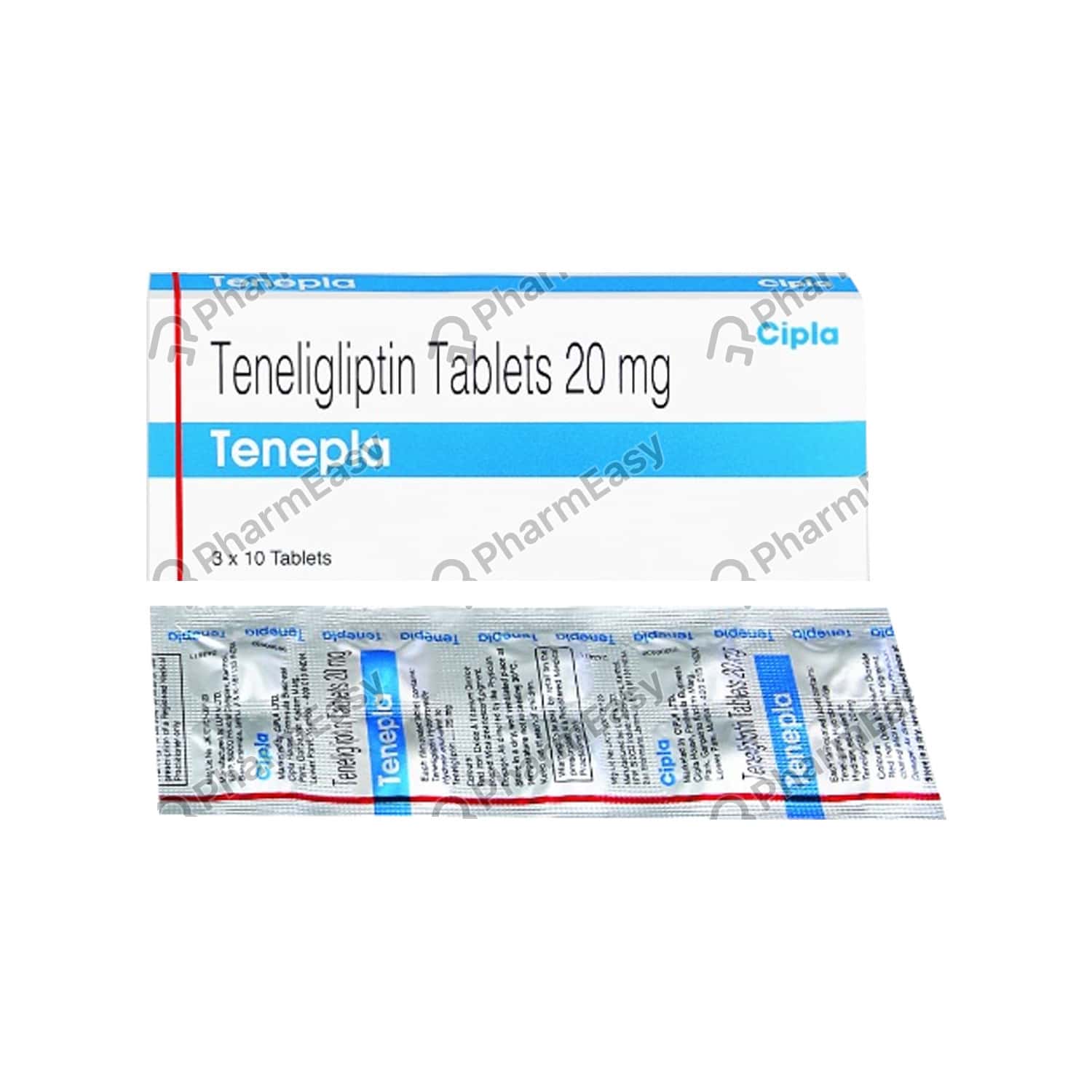 Tenepla 20 MG Tablet (10) - Uses, Side Effects, Dosage, Composition ...