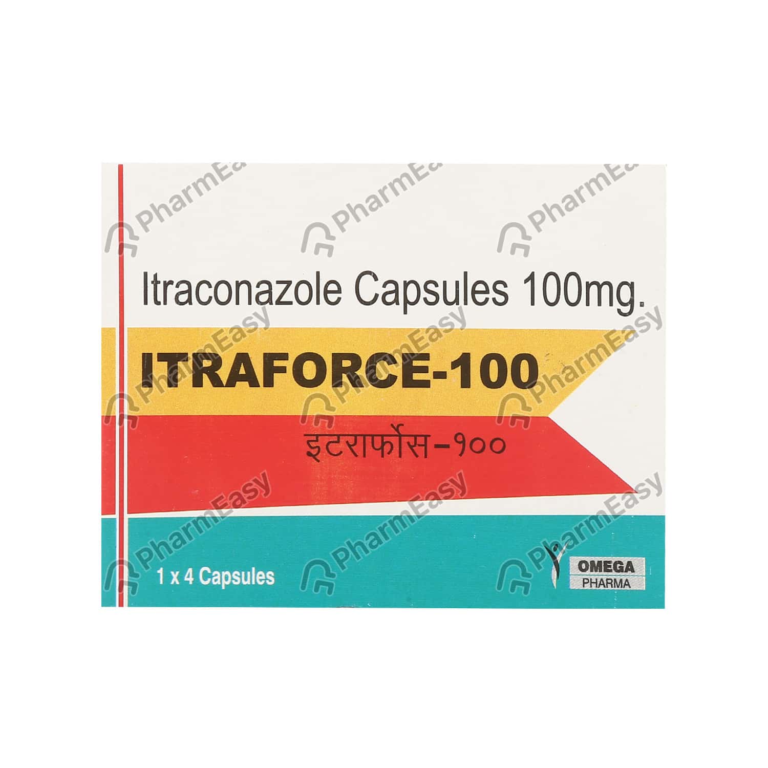 Itraforce 100 MG Capsule (4) - Uses, Side Effects, Dosage, Composition ...