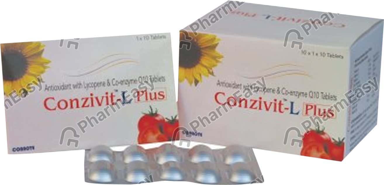 Buy Conzivit L Plus Tablet (10) Online & Save Up to 24% at PharmEasy