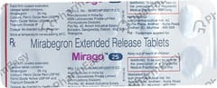 Mirago 25 MG Tablet (10): Uses, Side Effects, Price & Dosage | PharmEasy