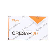 Cresar 20 MG Tablet (15) - Uses, Side Effects, Dosage, Composition ...