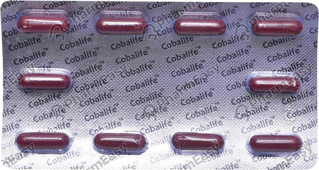 Buy Cobalife Strip Of 10 Capsules Online & Save Up to 24% at PharmEasy