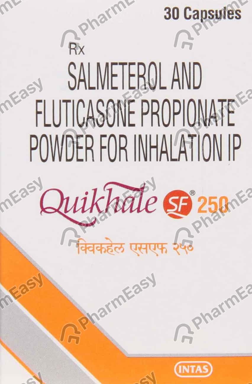 Quikhale Sf 250mcg Bottle Of 30 Inhalation Capsules: Uses, Side Effects ...