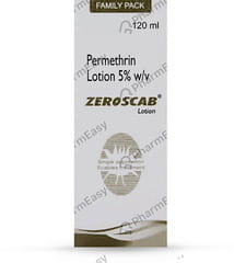 Zeroscab 5 % Lotion (120): Uses, Side Effects, Price & Dosage | PharmEasy
