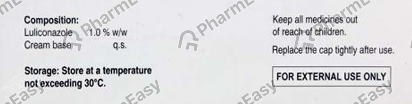 Lulican 1 % Cream (50): Uses, Side Effects, Price & Dosage | PharmEasy
