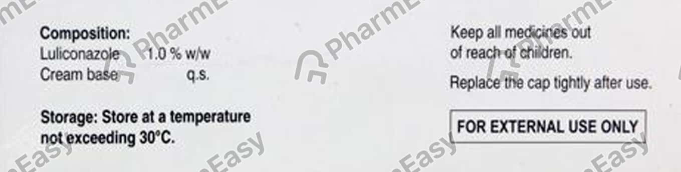 Lulican 1 % Cream (50): Uses, Side Effects, Price & Dosage | PharmEasy