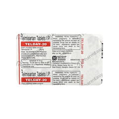 Telday 20 MG Tablet (15) - Uses, Side Effects, Dosage, Composition ...