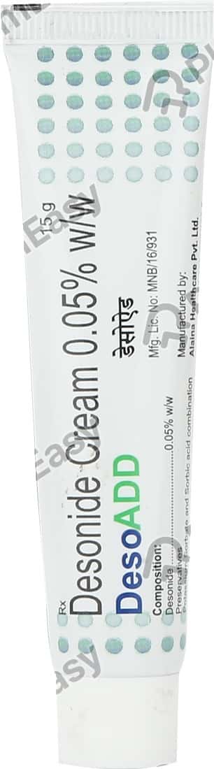 Desoadd 0.05 % Cream (15): Uses, Side Effects, Price & Dosage | PharmEasy