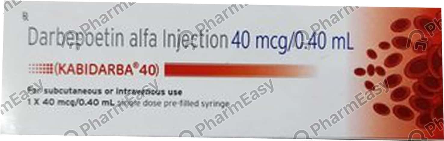 Kabidarba 40 40 MCG Injection (0.4): Uses, Side Effects, Price & Dosage ...