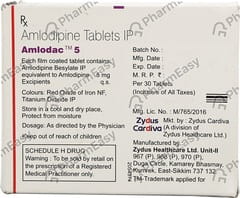 Amlodac 5 Tablet: Uses, Side-effects, Price, Dosage & More Info - PharmEasy