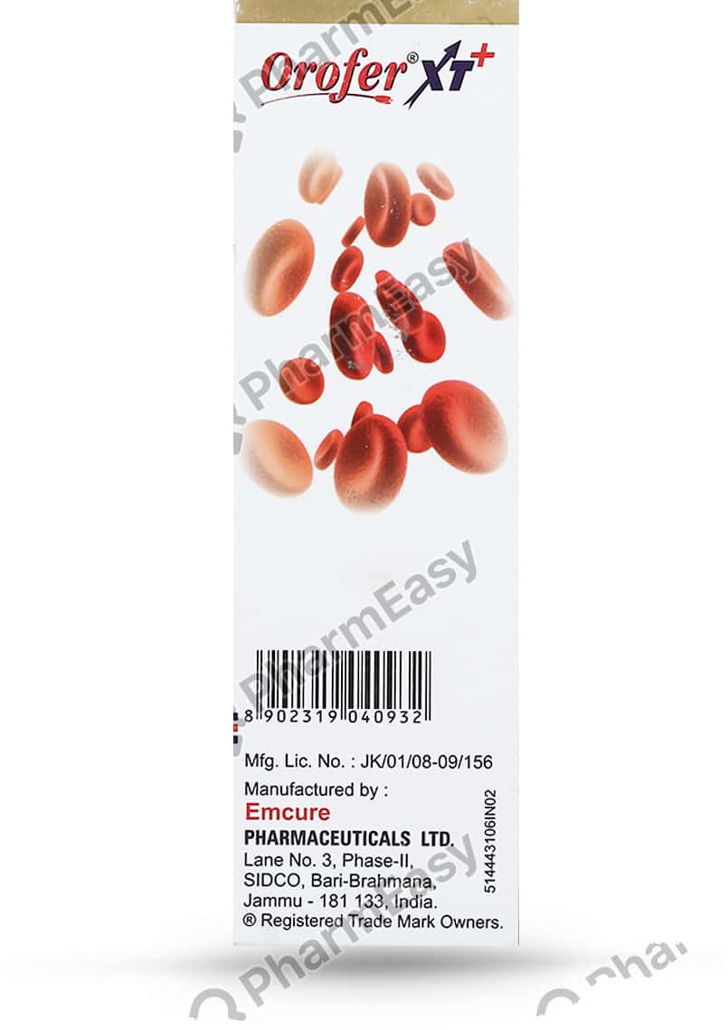 Orofer Xt Plus Orange Cool Flavour Bottle Of 200ml Suspension: Uses ...