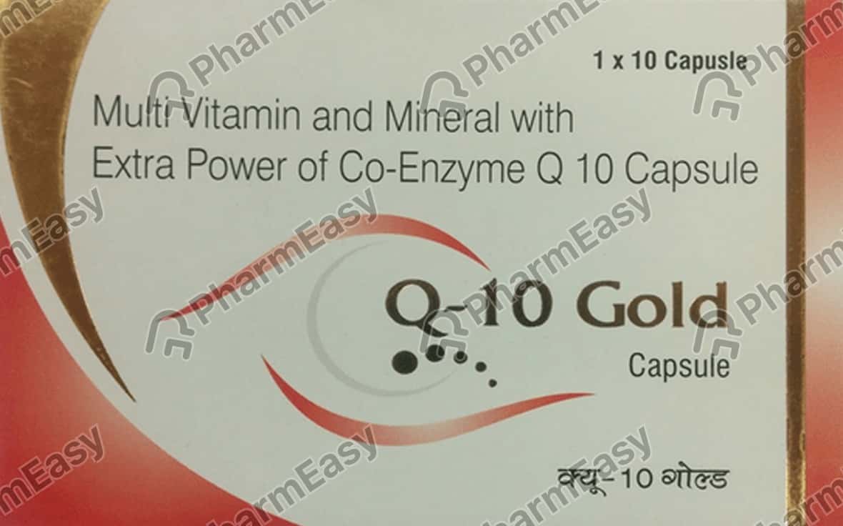 Buy Q 10 Gold Capsule (10) Online at Flat 15% OFF | PharmEasy