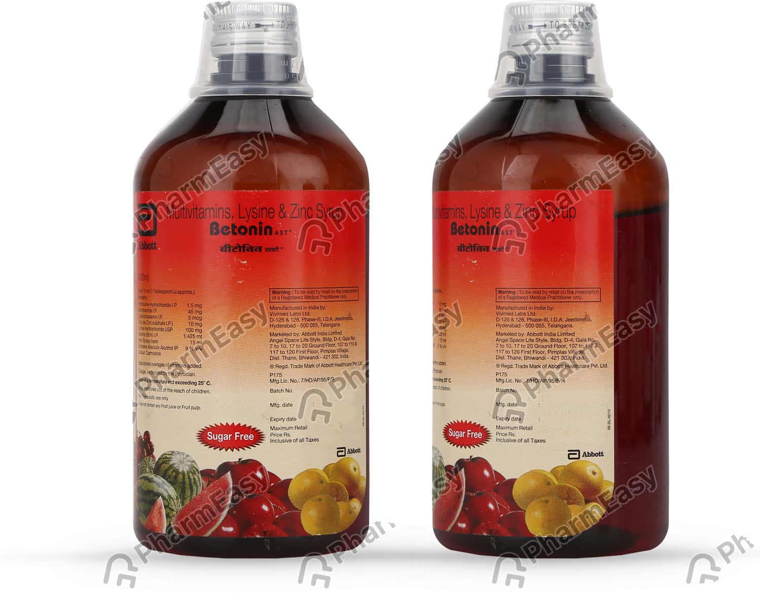 Betonin Ast Sugar Free Bottle Of 400ml Syrup: Uses, Side Effects, Price ...