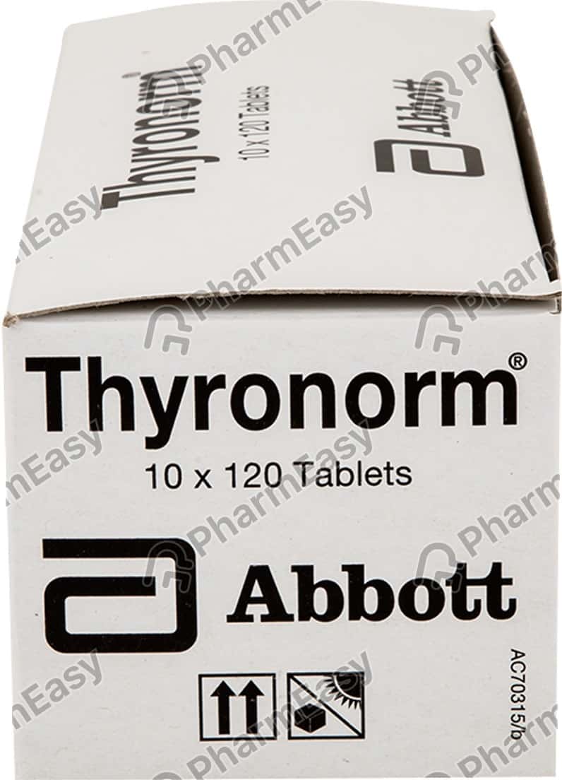 Thyronorm 150 MCG Tablet (120): Uses, Side Effects, Price & Dosage ...