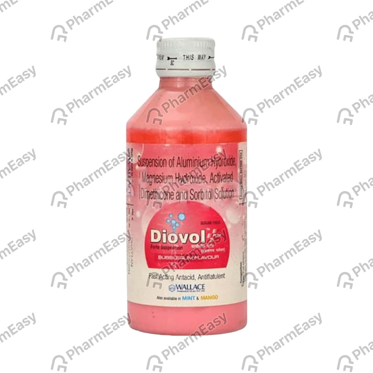 Buy Diovol Plus Forte Bublegum Flavour Bottle Of 170ml Solution Online ...