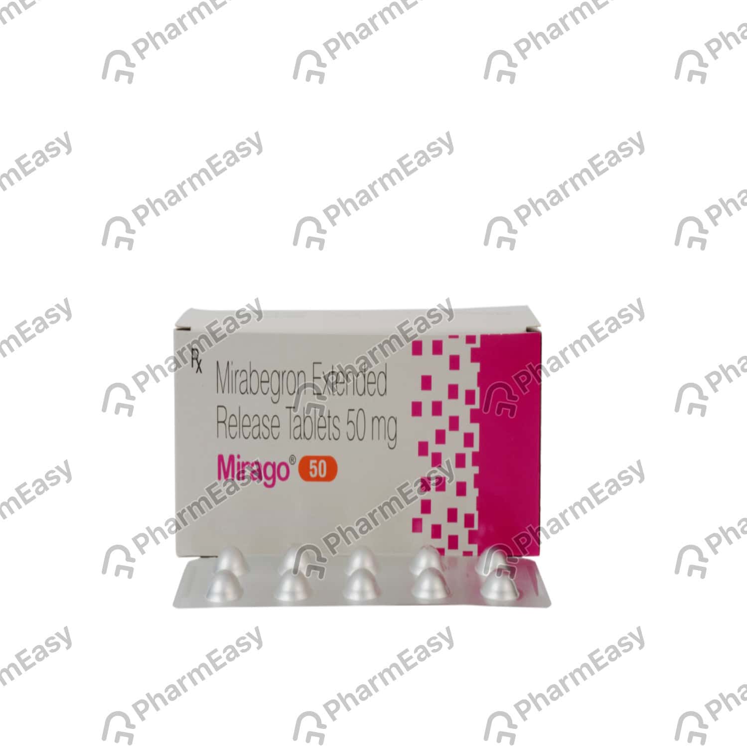 Mirago 50 MG Tablet (10): Uses, Side Effects, Price & Dosage | PharmEasy