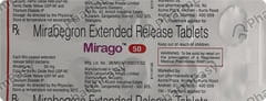 Mirago 50 MG Tablet (10): Uses, Side Effects, Price & Dosage | PharmEasy