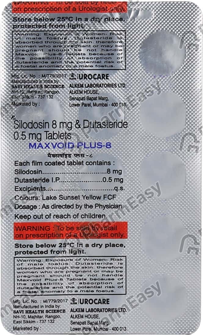 Maxvoid Plus 8mg Strip Of 15 Tablets: Uses, Side Effects, Price ...