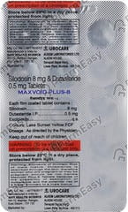 Maxvoid Plus 8mg Strip Of 15 Tablets: Uses, Side Effects, Price ...