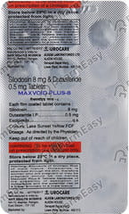 Maxvoid Plus 8mg Strip Of 15 Tablets: Uses, Side Effects, Price ...