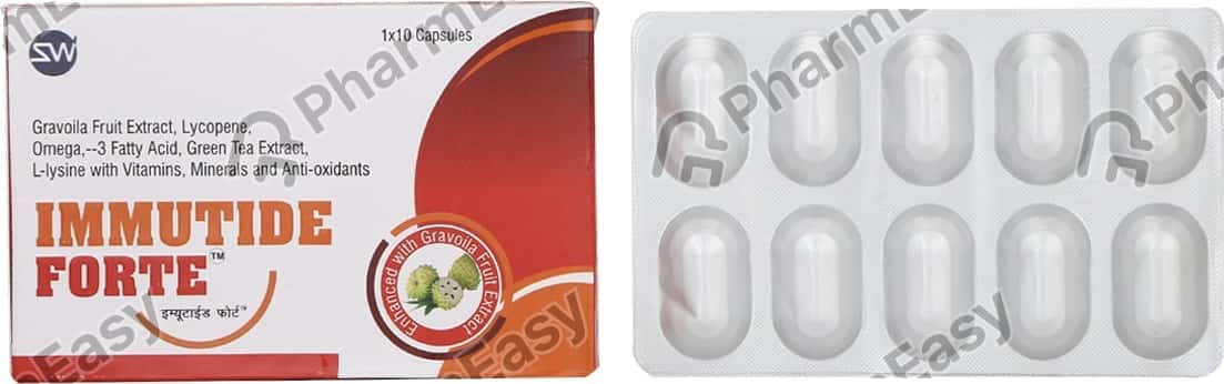 Buy Immutide Forte Strip Of 10 Capsules Online at Flat 15% OFF | PharmEasy