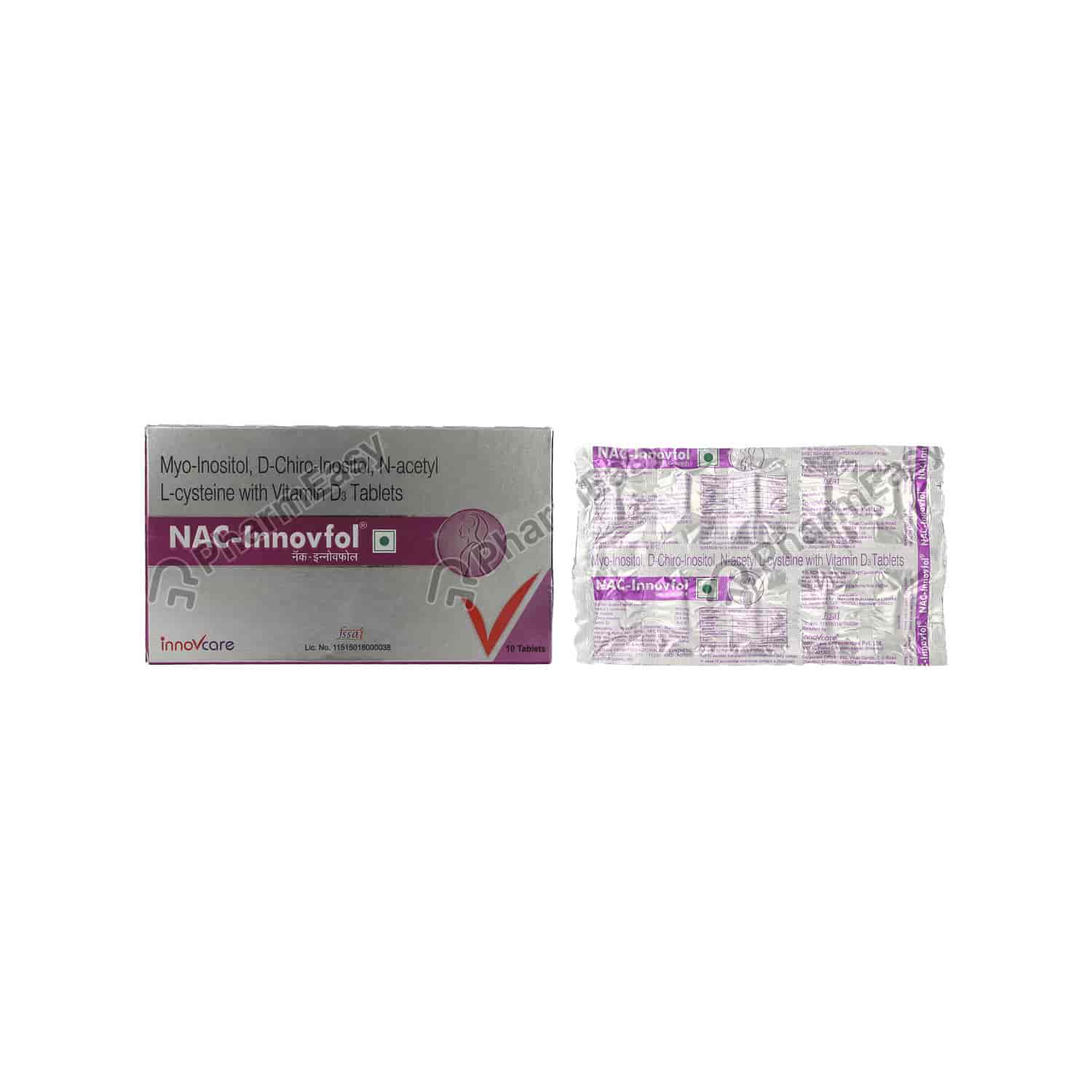 Buy Nac Innovfol Tab 10'S Online at Flat 18% OFF* | PharmEasy